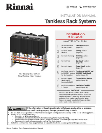 RL94IN Tankless Water Heater | Rinnai America